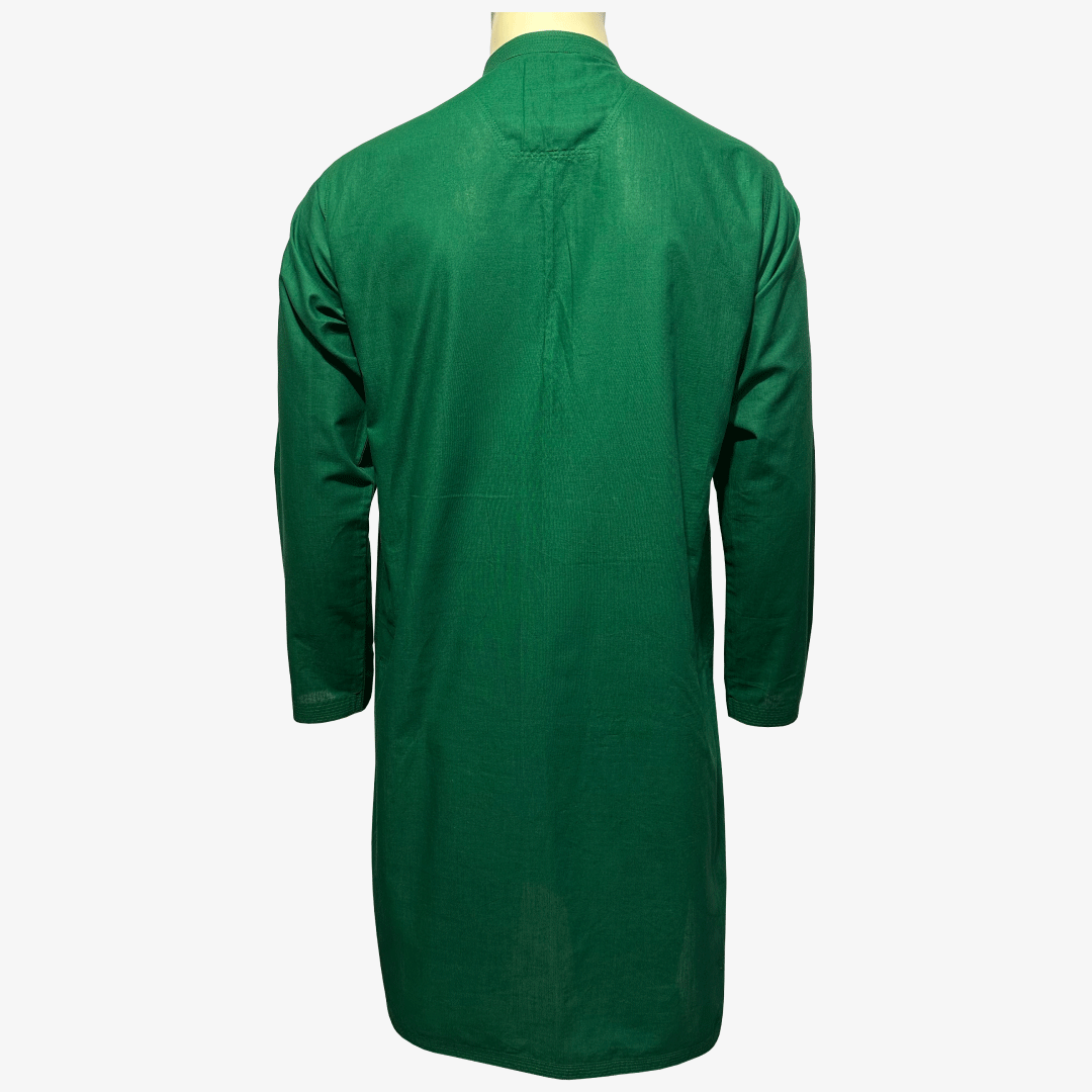 Green Latest Cotton Panjabi – Bibi Russell